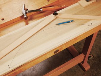 Making a Simple Arc-drawing Jig - Woodworking | Blog | Videos | Plans ...