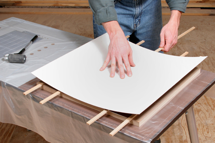 How to Apply Plastic Laminate | Contact Cement | Woodworking